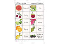German Memory Cards: Fruit by Teach Simple