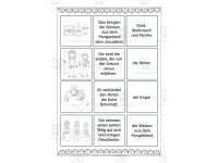 German Memory Cards: The Christmas Story by Teach Simple