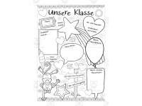 German: Our Class Poster - Writing Worksheet by Teach Simple