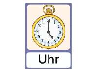 German Picture Cards: Letter U by Teach Simple