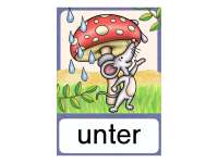 German Picture Cards: Letter U by Teach Simple