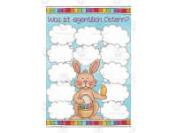 German: What is Easter? | Fact Sheet Poster and Writing by Teach Simple