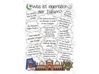 German: What is Islam? | Fact Sheet Poster and Writing by Teach Simple