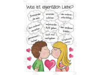 German: What is Valentine's Day? | Fact Sheet Poster and Writing by ...