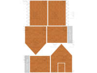 Gingerbread House Cut and Paste by Teach Simple