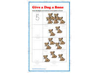 Give a Dog a Bone Math Worksheets by Teach Simple