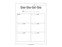 Give-One-Get-One: Instructional Strategy Card & Template by Teach Simple