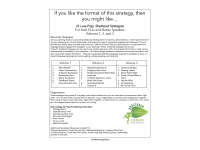 Give-One-Get-One: Instructional Strategy Card & Template by Teach Simple