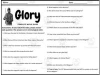Glory (1989): Movie Questions (Character List & Introduction) by Teach ...