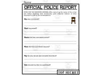 Goldilocks and the Three Bears | Official Police Report | Creative ...