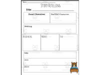 Goldilocks and the Three Bears | Story Retelling | Graphic Organizers ...