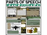 Google Classroom Interactive Grammar Boot Camp Parts of Speech Unit by ...