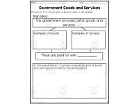 Government Goods and Services Reading Packet by Teach Simple