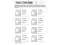 Grade 4 Gingerbread Cookie Math Worksheets and Activities by Teach Simple
