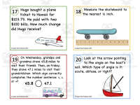 Grade 4 Transportation Math Task Cards by Teach Simple