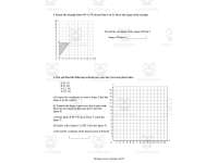 Grade 5 Transformations Review and Test by Teach Simple