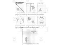 Grade 6 Transformations Review and Test by Teach Simple