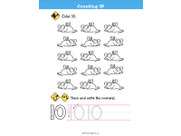 Grade K: Beginning Math Numbers 1-20 Printable Workbook by Teach Simple