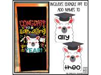 Graduation Llama May Door Decoration Kit, Bulletin Board Set, or Poster ...