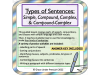 Grammar: Types of Sentences: Simple, Compound, Complex by Teach Simple