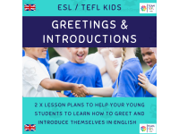Greetings & Introductions ESL Lesson Plans For Kids and Early Learners ...