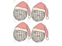 Groovy and Bright Retro Christmas Door Decoration Kit or December ...