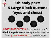 Gross Motor Game: Build a Snowman by Teach Simple