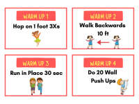 Gross Motor Movement Cards: Back to School Fun by Teach Simple