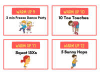 Gross Motor Movement Cards: Back to School Fun by Teach Simple