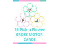 Gross Motor Movement Cards: Pick a Flower by Teach Simple