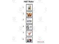Hall Rules Printable by Teach Simple