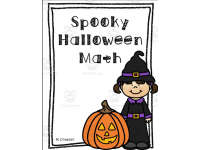 Halloween Math Journal by Teach Simple
