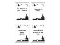 Halloween Sentence Stems - No Prep Printables by Teach Simple