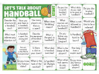 Handball Speaking Game by Teach Simple