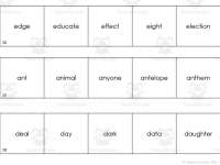 Hands On Guide Words by Teach Simple