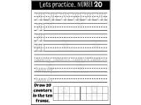 Handwriting Journal: Practice Number Words 0-20 by Teach Simple