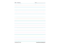 Handwriting Practice Paper by Teach Simple