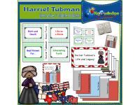 Harriett Tubman Interactive Foldable Booklets – EBOOK by Teach Simple