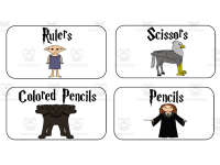 Harry Potter Classroom Supply Labels by Teach Simple