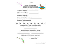 Hawaii Worksheet by Teach Simple