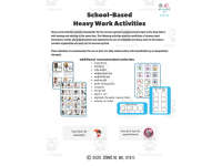 Heavy Work Sensory Activities by Teach Simple