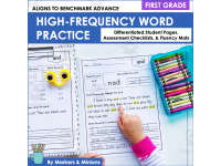 High-Frequency Word Practice for Grade 1 by Teach Simple
