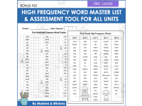 High-Frequency Word Practice for Grade 1 by Teach Simple