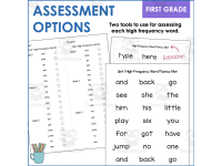 High-Frequency Word Practice for Grade 1 by Teach Simple