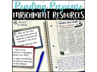 Higher Order Thinking Depth & Complexity Reading Response Choice Board ...