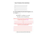 History Activities: American Presidents 1776-2021 Lesson Plans and ...