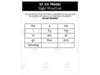 HMH "Into Reading" Kindergarten Sight Word List - EDITABLE by Teach Simple