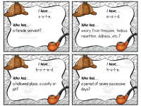 Homophone Detectives - I Have Who Has Task Cards by Teach Simple