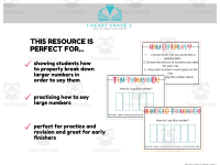 How to Read Numbers: Practice Mats by Teach Simple