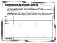 How to Write an Email Bundle: Vocabulary Handout and 5 Sample Scenarios ...